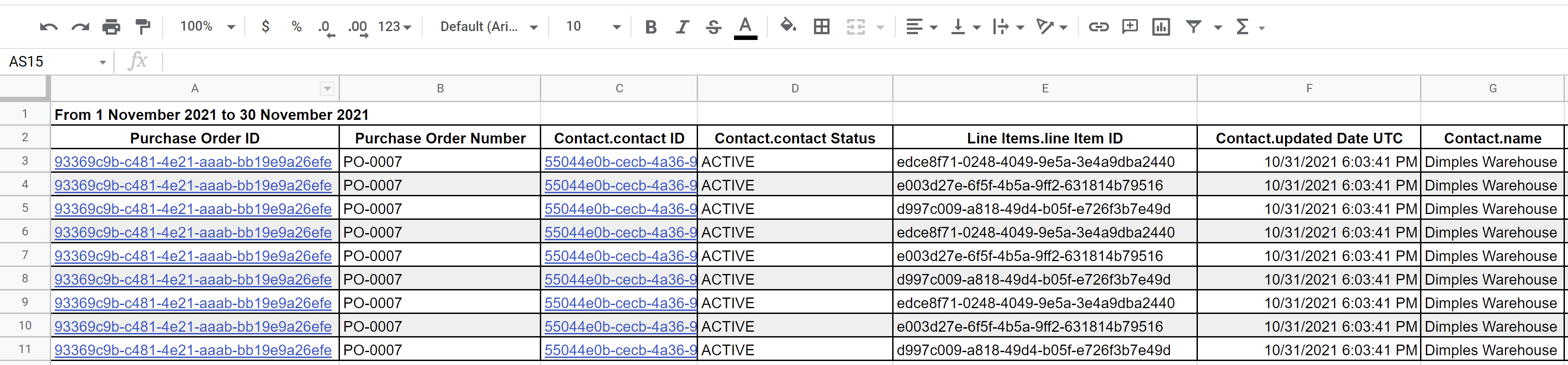 Xero Purchase Orders - G-Accon | Automate Financial Reporting with Google Sheets Integration